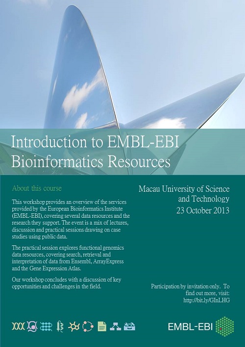 Introduction to EMBL – EBI Bioinformatics Resources